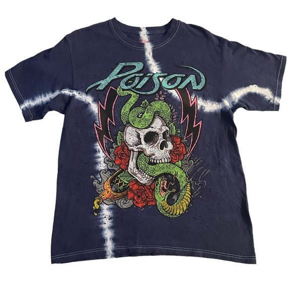 Shirts | Poison Snake Skull Roses Lightning Tye Die Medshort Sleeve ...
